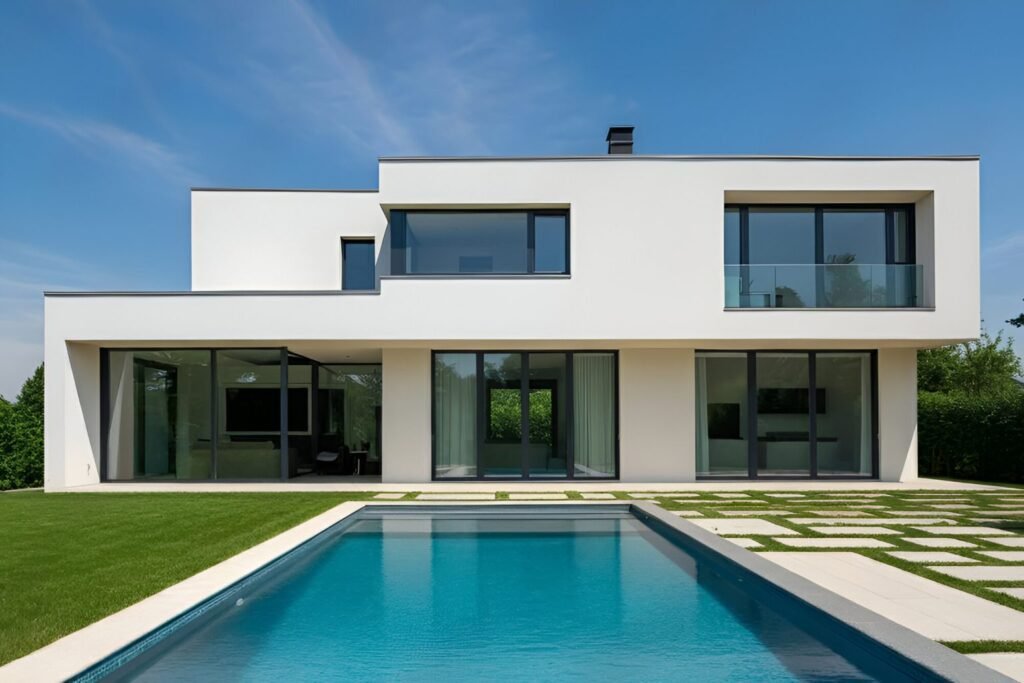 Villa Doors and Windows: Elegant & Secure Aluminum Design